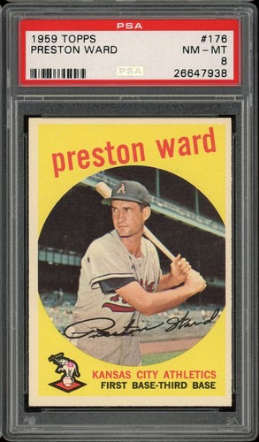 1959 Topps Baseball #176 Preston Ward PSA 8 | eBay