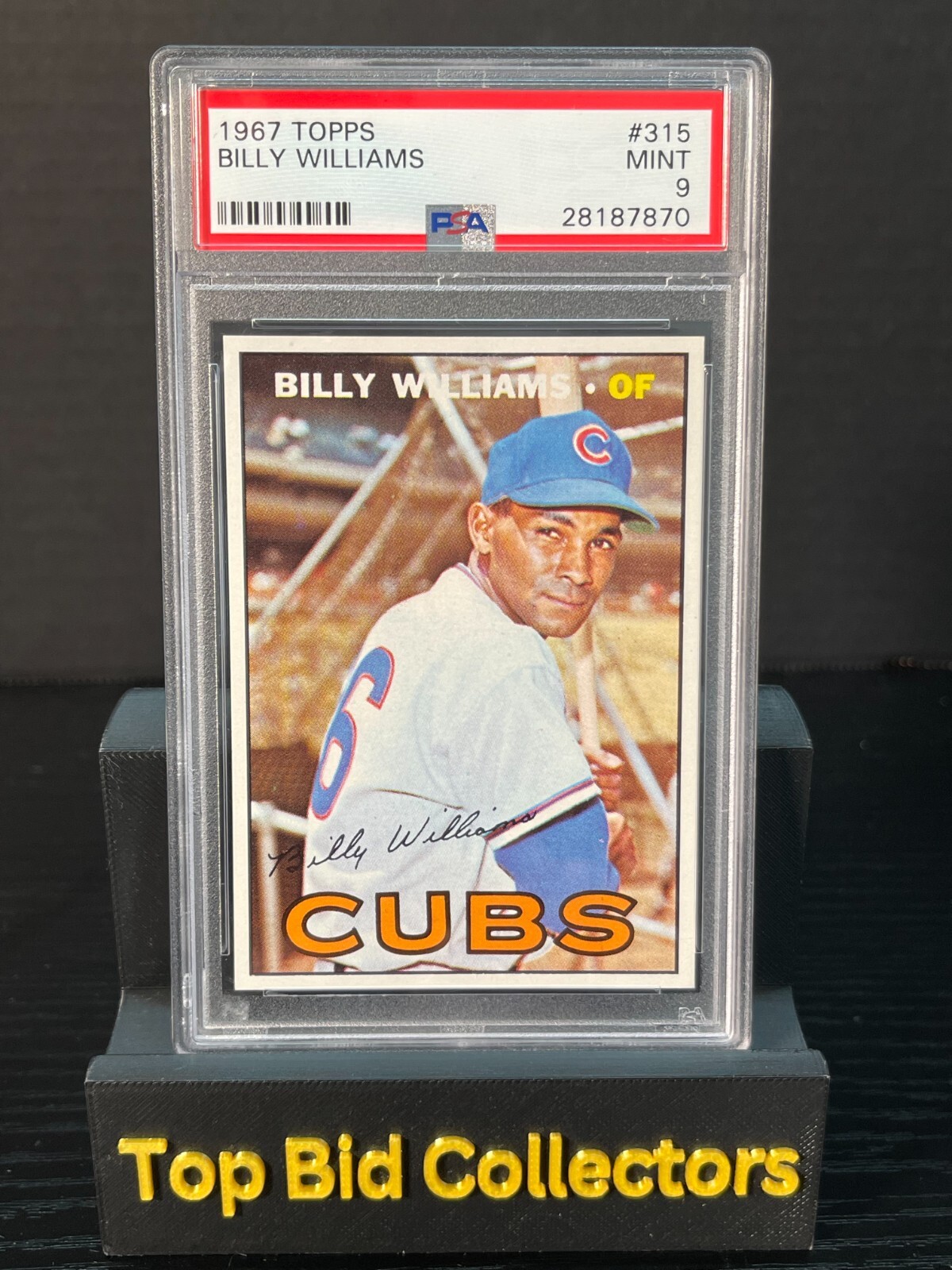 BILLY WILLIAMS #315 1967 TOPPS PSA 9 | eBay