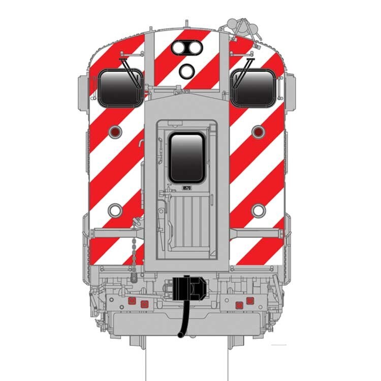 Atlas Metra Type 6000 Bi-level Commuter Cab Car/Coach HO Scale NEW! | eBay