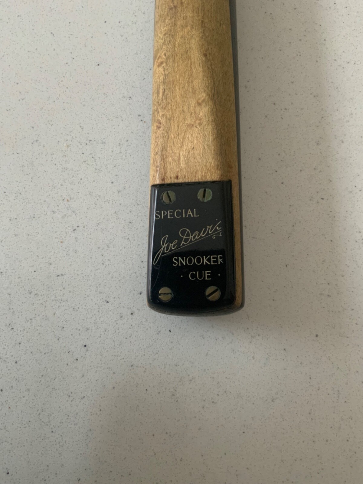 Joe Davis “Special” 17 oz Snooker Cue RARE Black Badge | eBay UK