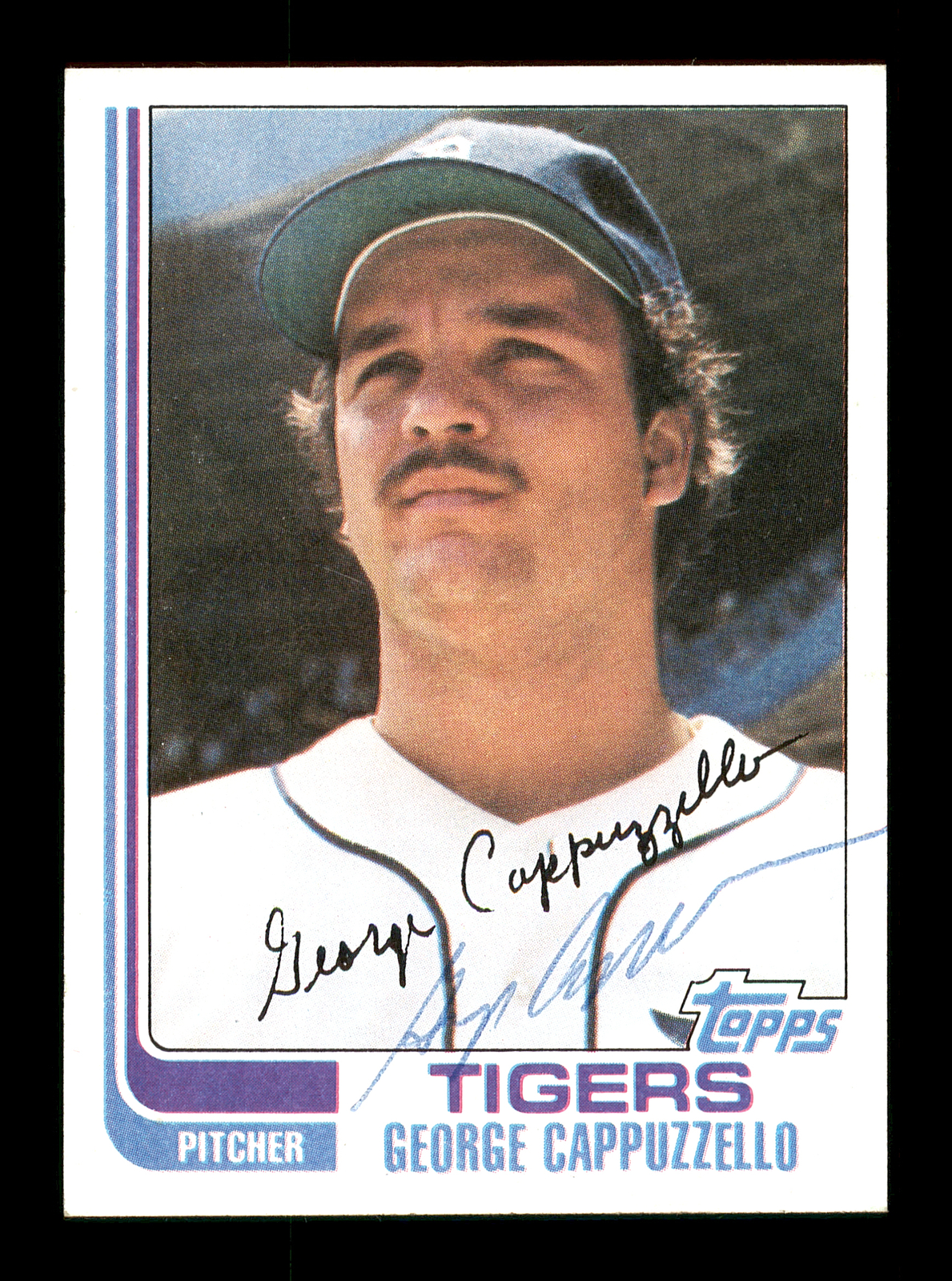 George Cappuzzello Auto Autographed Signed 1982 Topps Card #137 Tigers ...