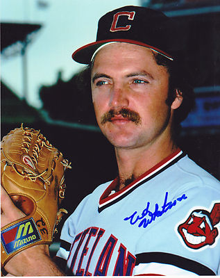 ED WHITSON CLEVELAND INDIANS ACTION SIGNED 8x10 | eBay