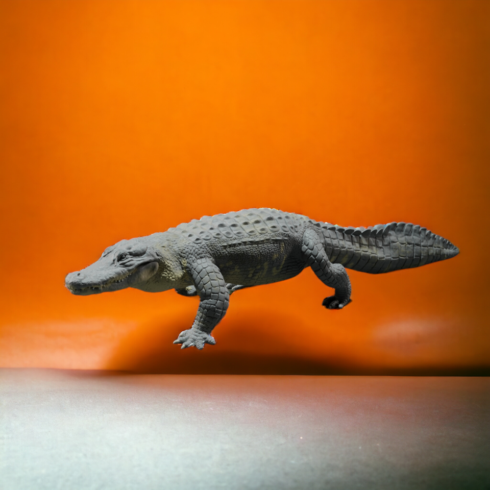 Alligator Walking Resin 3d printed Unpainted Model Railroad Diorama ...