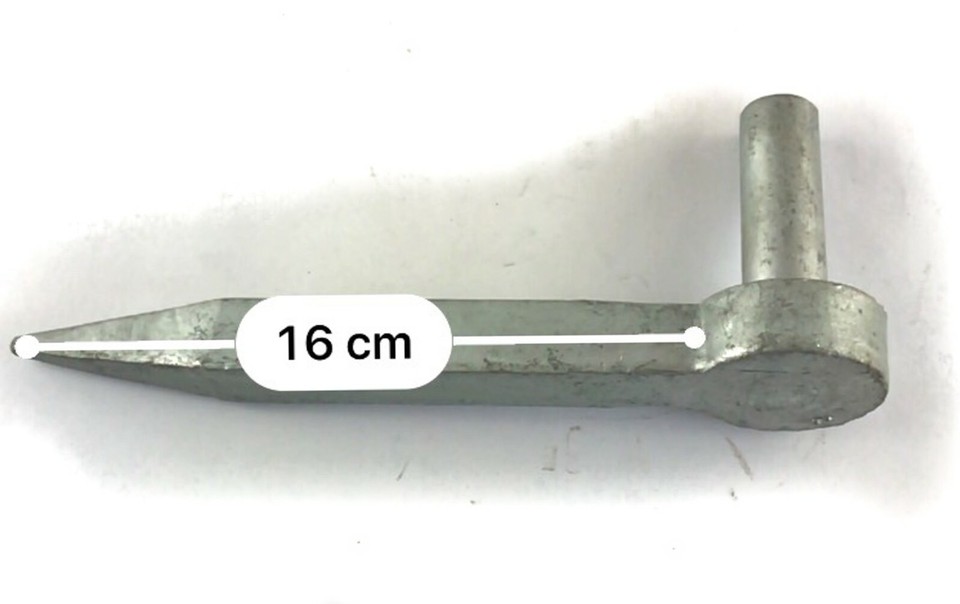 Hook to Drive Field Farm Gate Wooden Fence Post Hinges Pins 19 mm pin x ...
