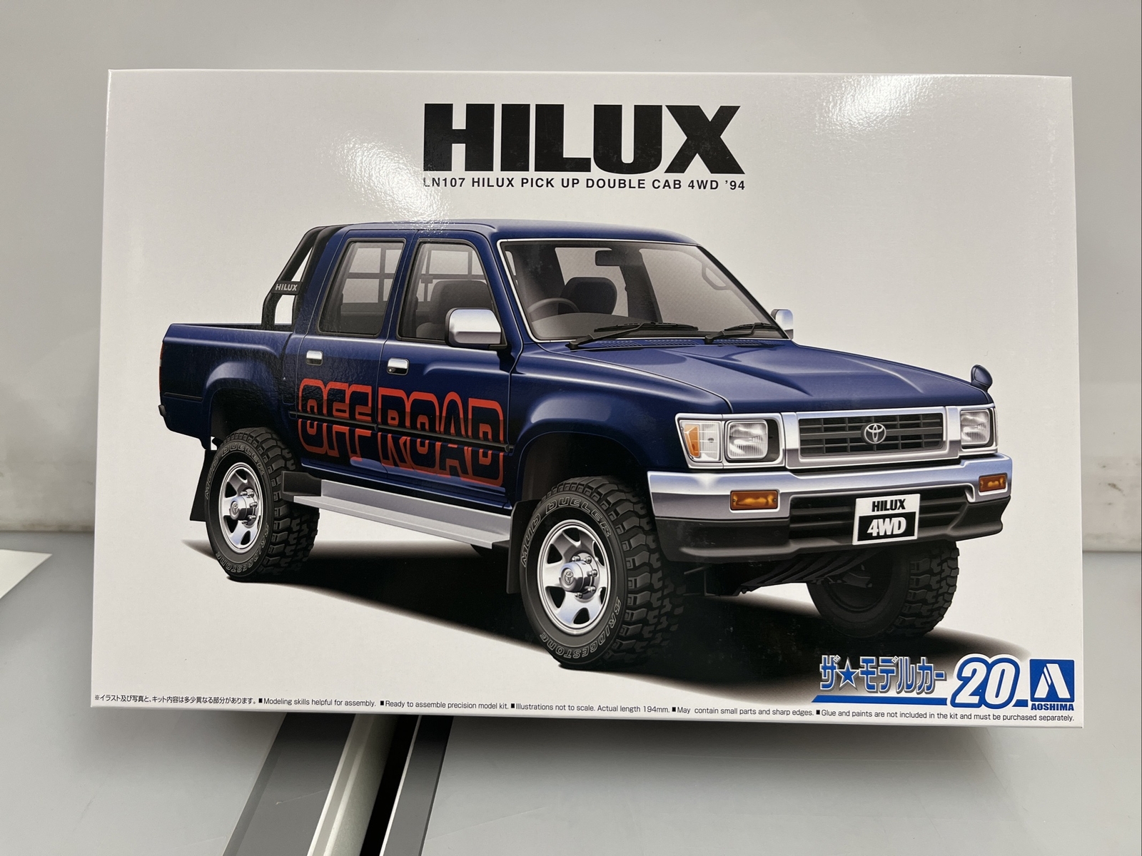 1/24 Aoshima #6217 1994 Toyota LN107 Hilux Pickup Double Cab | eBay