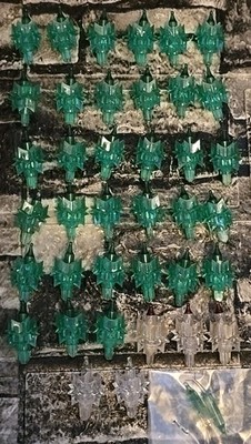 38 Vintage ATOMIC STARBURST DIAMOND Christmas Light Bulb Covers ...
