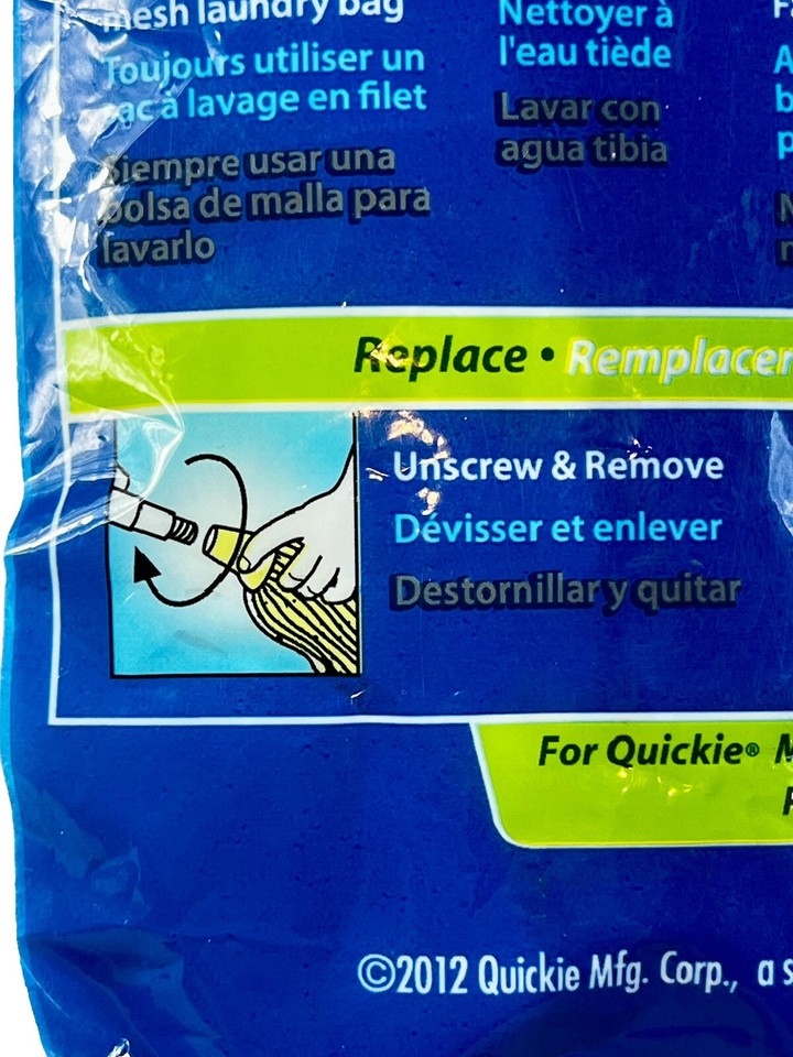 Quickie Home Pro Cone Mop Supreme Refill Quickie EZ-Wringer 094M Type W ...