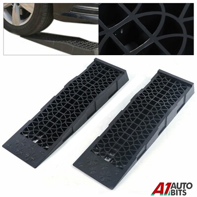 2X Low Level Rise Car Ramps 5 Ton Sports Classic Car Storage Motor ...