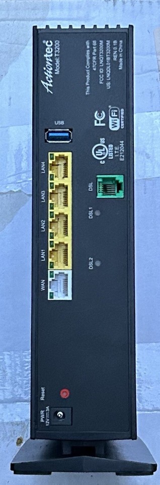 WINDSTREAM Wi-Fi modem T3200 Bonded VDSL2 Wireless AC Gateway Router ...