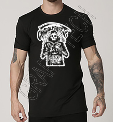 CONTROL MACHETE PLAYERA NEGRA / BLACK T-SHIRT BANDA ROCK ME COMPRENDES ...