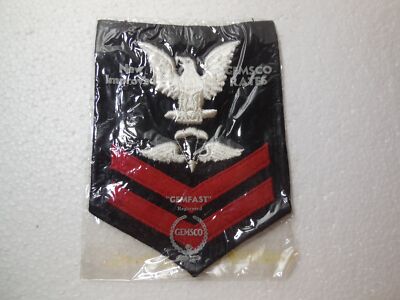 NAVY PETTY OFFICER 2ND CLASS PARACHUTE RIGGER RATE PATCH NOS GEMSCO 40 ...