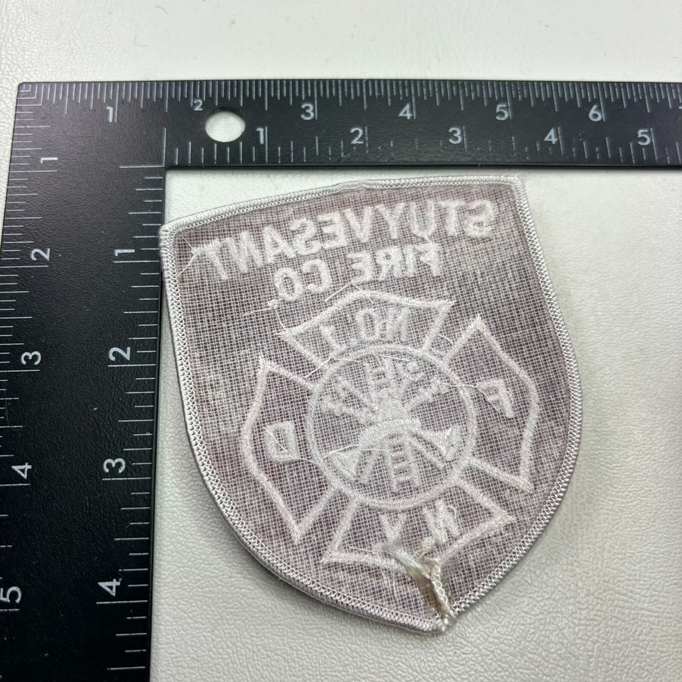 STUYVESANT FIRE COMPANY NO. 1 Fire Department Shoulder Patch ...
