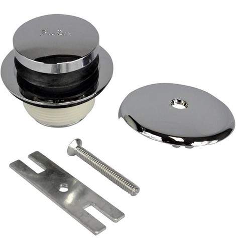 Danco Touch-Toe Bath Drain Trim Kit Brass Chrome Fit 1-1/2" & 1-7/8 ...