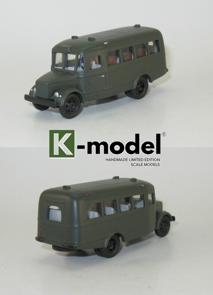 KAVZ-651A (PAZ-651) GZA Allzweck-Kleinbus 1958 DDR UdSSR - 1:87 H0 ...