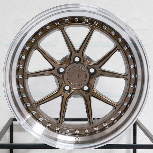 4-New 19" Aodhan DS08 DS8 Wheels 19x11 5x114.3 15 Bronze Rims 73.1 ...