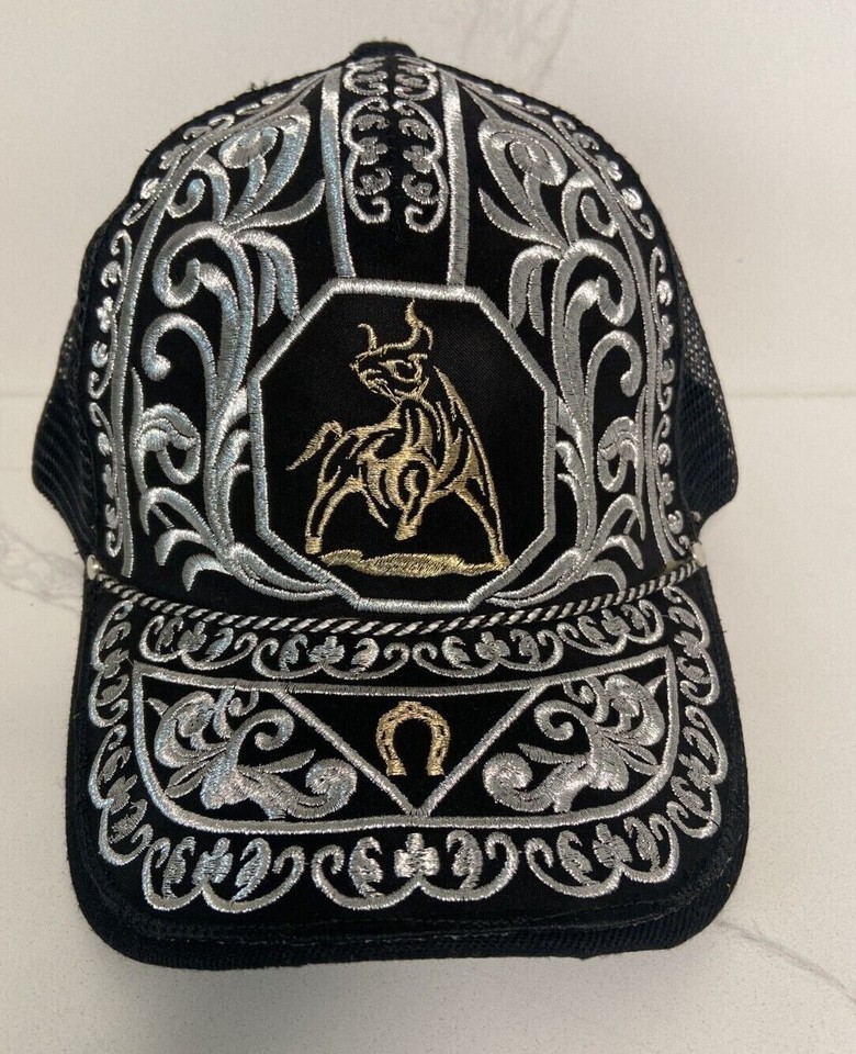 Silver Color Plated Hat Artisanal MeshBack Gris Gorra Artesanal ...