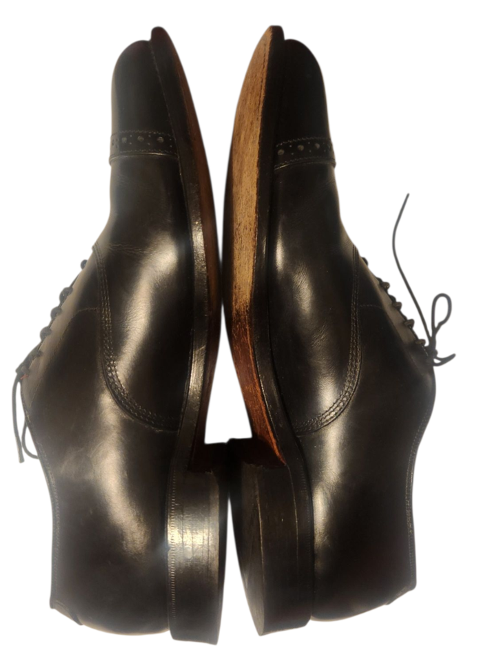 Allen Edmonds Byron Men's Size 9 A Cap Toe Oxfords Dress Shoes Black ...