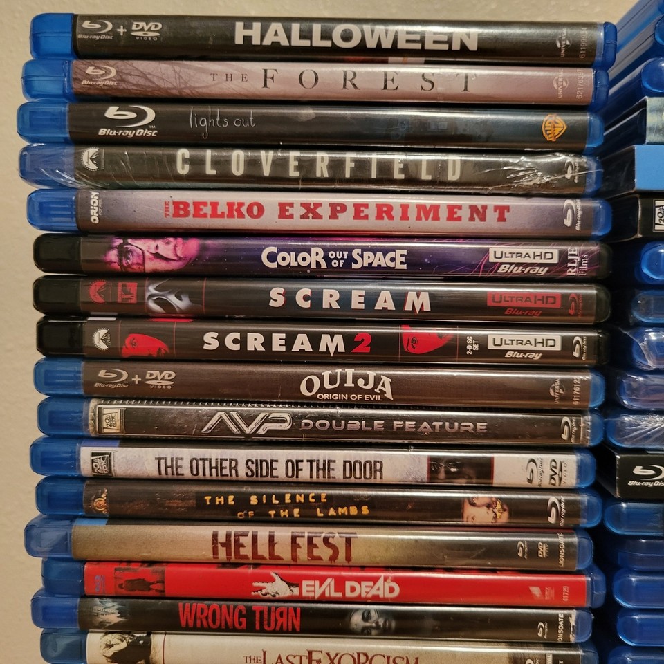 Bluray Dvd Mixed Lot of Horror Cult Classics Sci Fi Boutique Kino ...