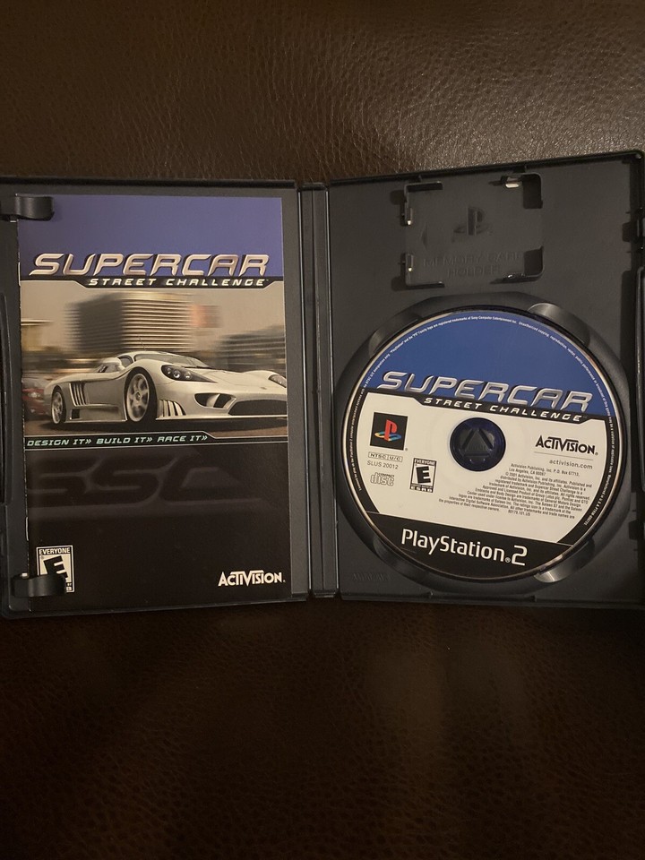 Supercar Street Challenge (Sony PlayStation 2, 2001) PS2 Complete CIB W ...