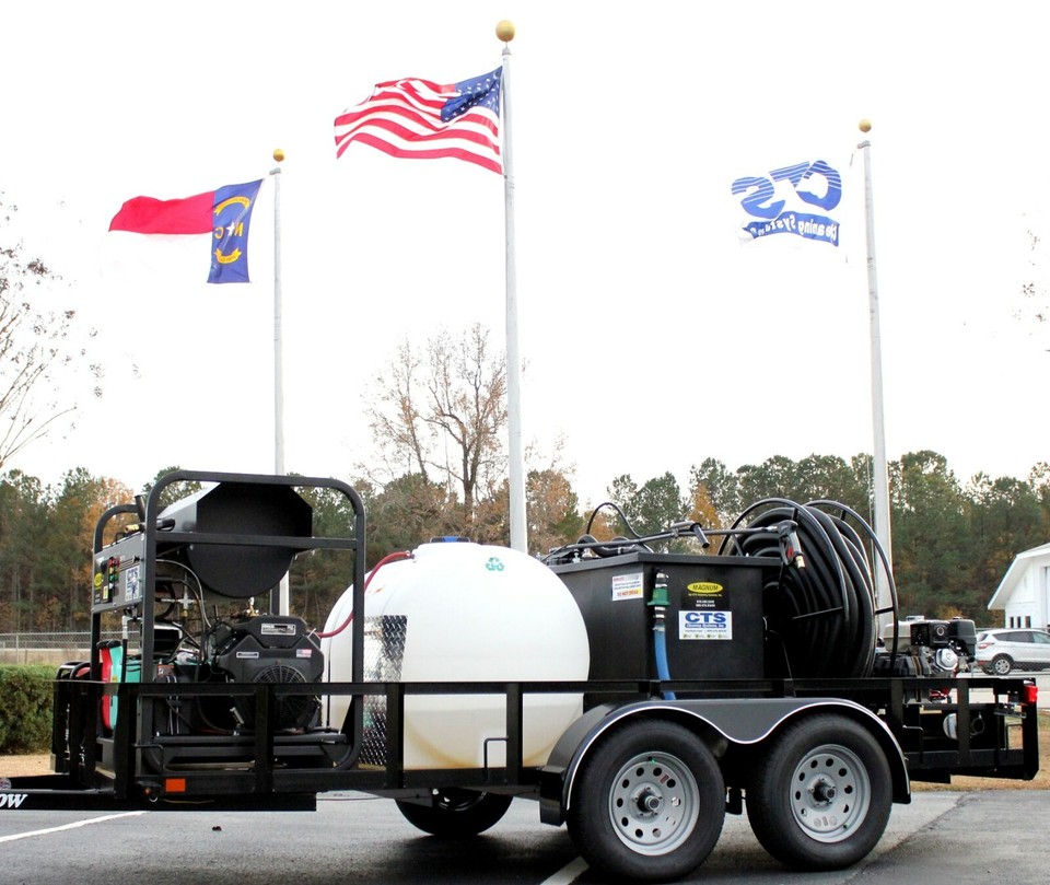 Hot Water Pressure Washer Capture & Recycle Rig Portable Trailer System ...