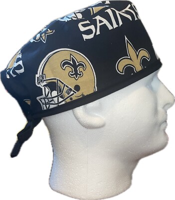 NFL New Orleans Saints Helmet Scrub Hat Chemo Cap | eBay