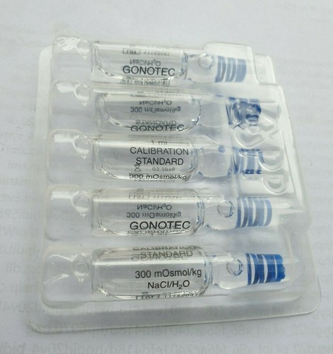 GONOTEC NACI/H2O 300MOSMOL/KG calibration standard 5/PK 03/2016 (IN34S2 ...
