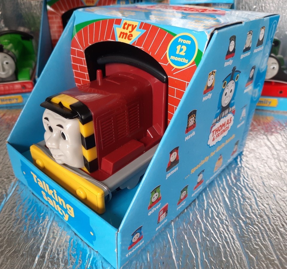 Talking Salty Train Thomas And Friends Tank Engine Golden Bear New In ...