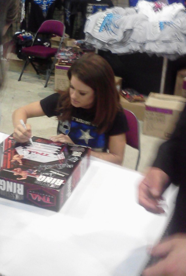 tna wwe brooke adams miss tessmacher signed 8x10 photo w/coa | eBay