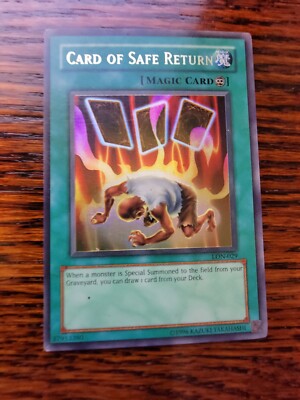 YUGIOH TCG CARD OF SAFE RETURN LON-029 ULTRA 1ST EDITION MP | eBay