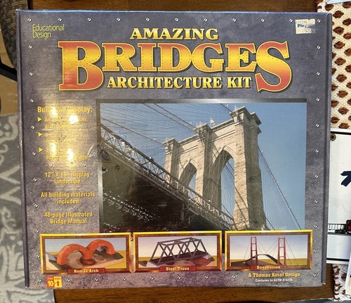 Amazing Bridges Architecture Kit by Educational Design (New in sealed ...