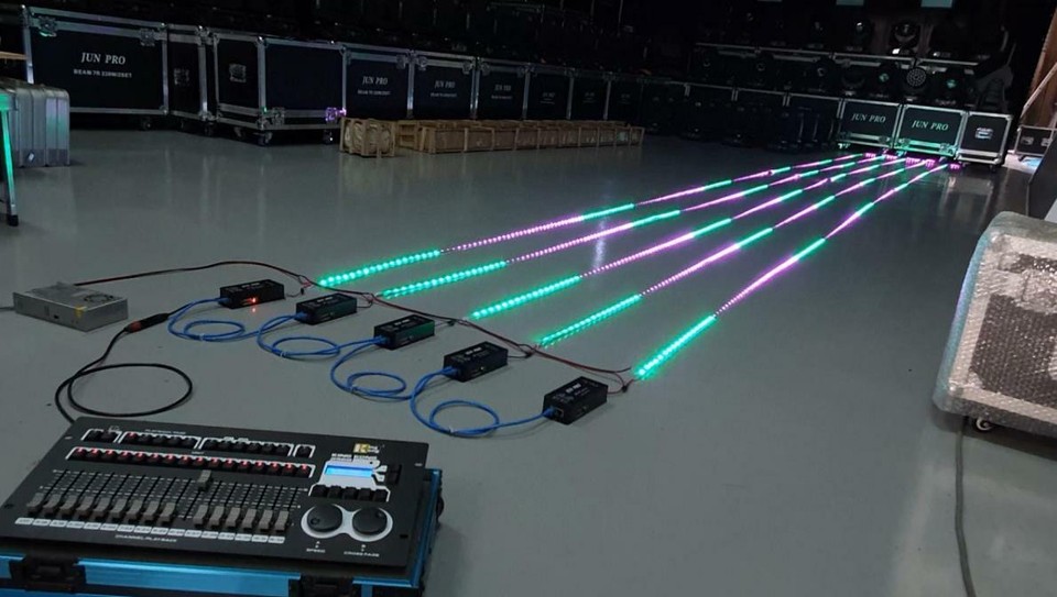 JUN PRO DMX Spi Decoder @ DMX-1024-Spi ( Decoder with RJ45-XLR ...