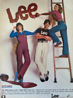 Lee Night Shift Clothing, Full Page Vintage Print Ad | eBay