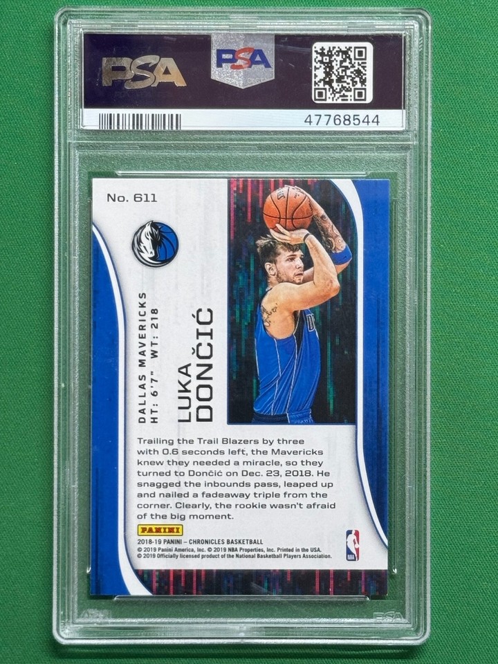 2018 Panini Chronicles Basketball Luka Doncic #611 RC Rookies & Stars ...