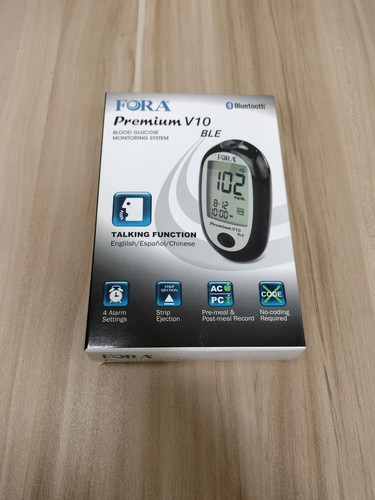 Fora Care Premium V10 Ble Talking Blood Glucose Meter | eBay