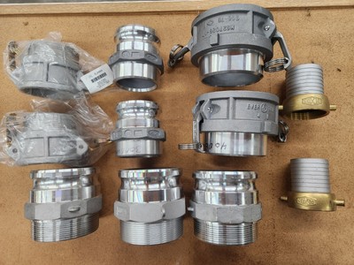 Lot of 11 Miscellanious Aluminum Type F Fittings | eBay