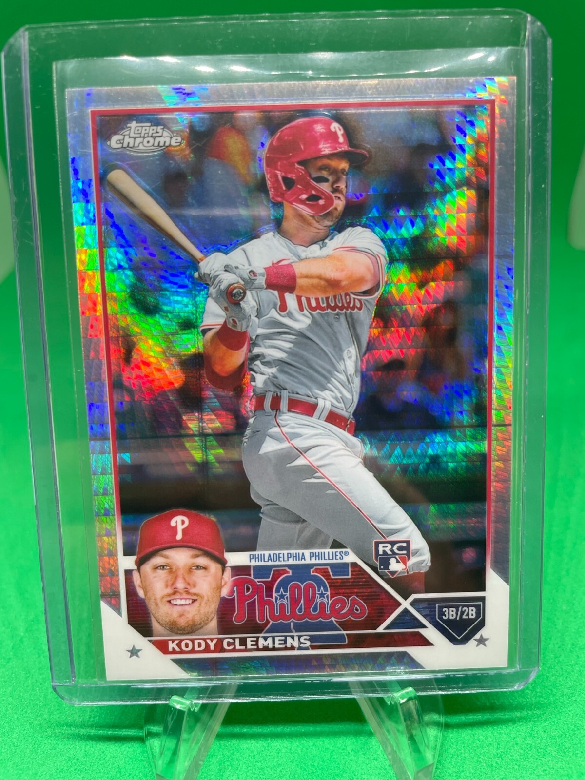 2023 Topps Chrome Kody Clemens Prism Refractor RC Philadelphia Phillies ...