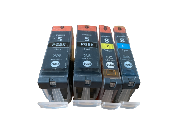 Genuine Canon Ink Cartridges 5 & 8, lot of 4 cartridges, NEW | eBay