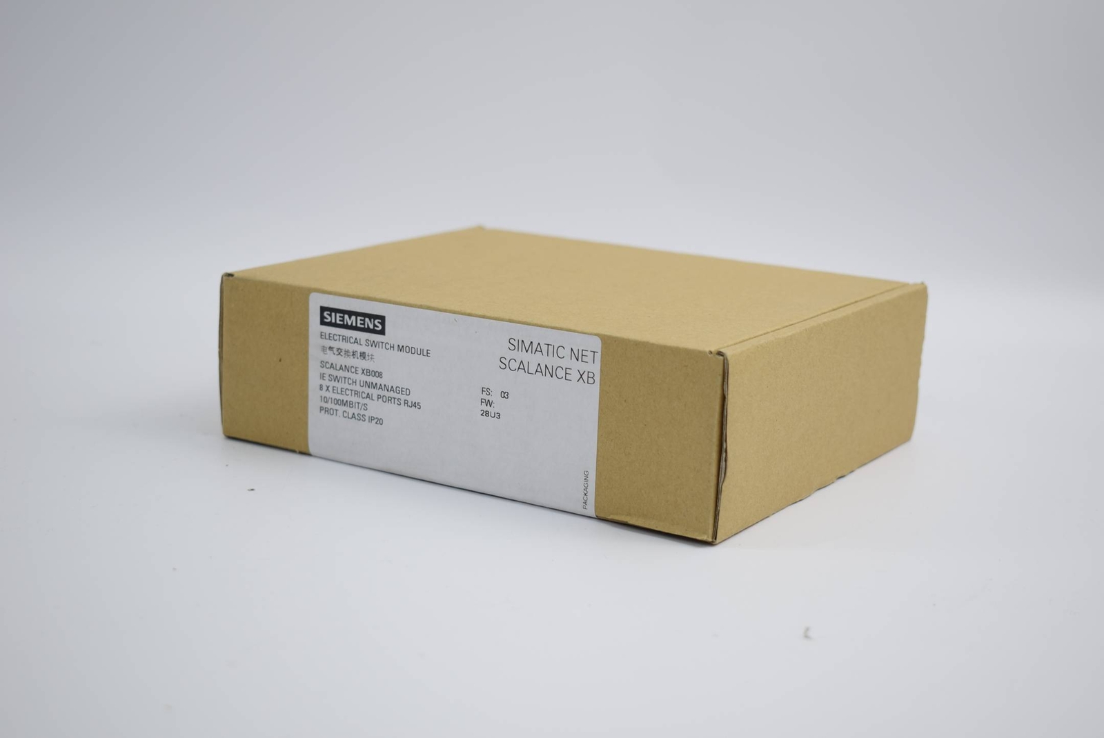 Siemens SCALANCE XB008 Ethernet Switch (6GK5008-0BA00-1AB2) for sale ...