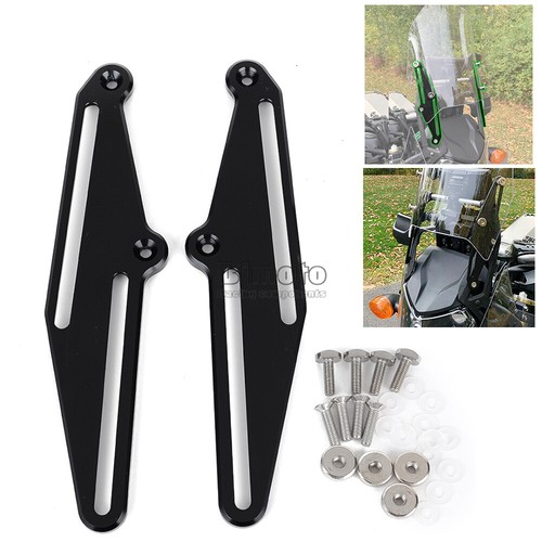 2X Adjustable Windshield Bracket Windscreen Mount For Yamaha Tenere 700 ...