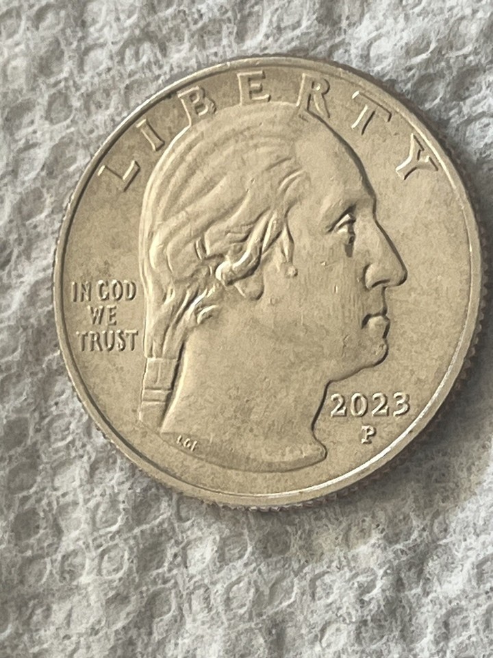 Rare Jovita Idar Quarter 2023 P mint Error Coin Reading "In Cod We ...