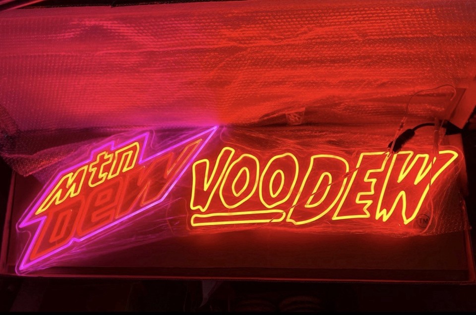 Mountain Dew Voodew Neon Sign Extremely RARE! Limited Edition | eBay