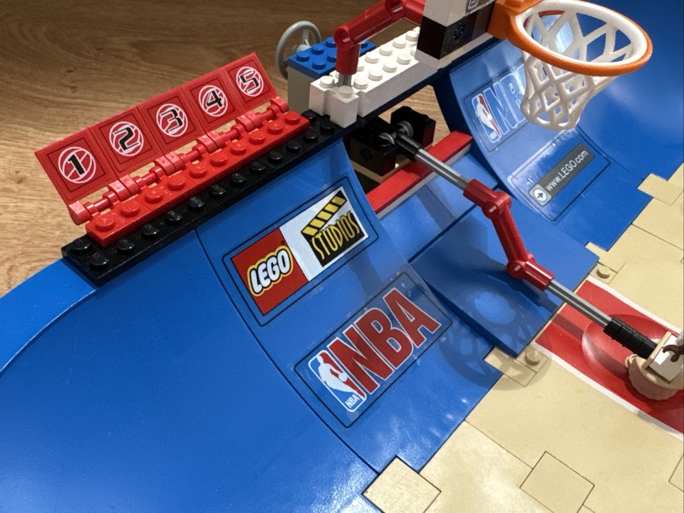LEGO SPORTS NBA 3433 RARE 2003, GOOD CONDITION W/ STICKERS ...
