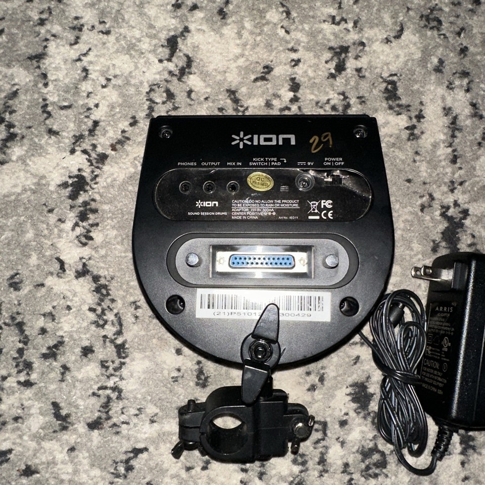 ION Sound Session Drums Electronic Control Module IED12 + AC plug ...