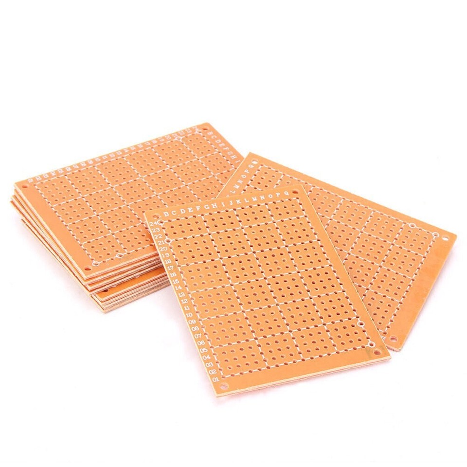 10pcs 5x7 cm Prototype Paper PCB Universal Board DIY Prototyping Kit ...