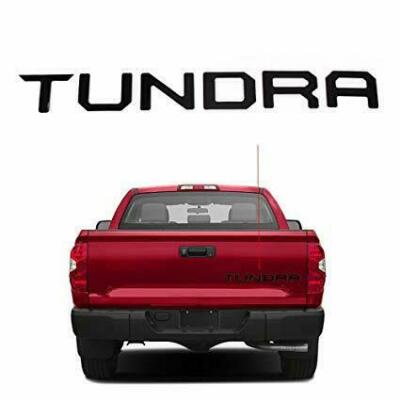 NEW 2014 - 2019 TOYOTA TUNDRA TAILGATE LETTERS EMBLEMS SET IN BLACK ...