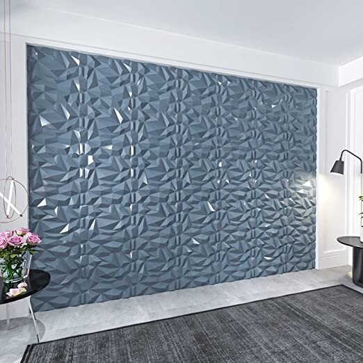 Art3d PVC 3D Diamond Wall Panel Jagged Matching for Residential ...