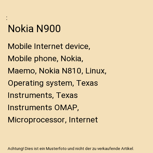 Nokia N900: Mobile Internet device, Mobile phone, Nokia, Maemo, Nokia ...