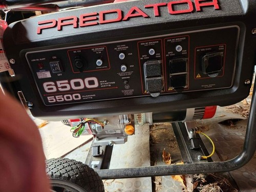 PREDATOR 6500 - 5500/6500W PORTABLE GENERATOR, BOUGHT NEW BUT NEVER ...