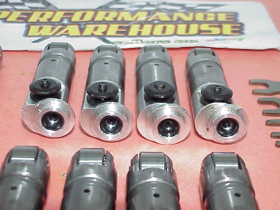 16 ISKY .842" Mechanical Solid Roller Lifters SB Chevy Intake Offset 3. ...