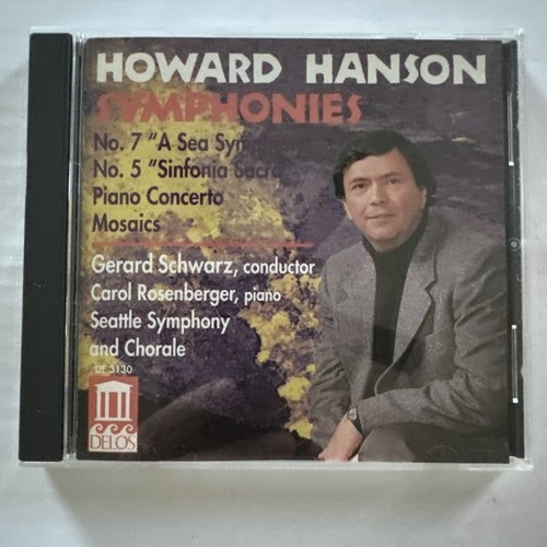 Howard Hanson-Mosaics; Symphonies Nos 5 & 7 CD Delos 20th century USA ...